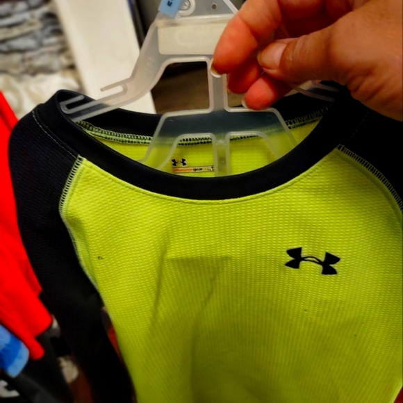 Under Armour | Shirts & Tops | Highlighter Yellow Under Armour And ...